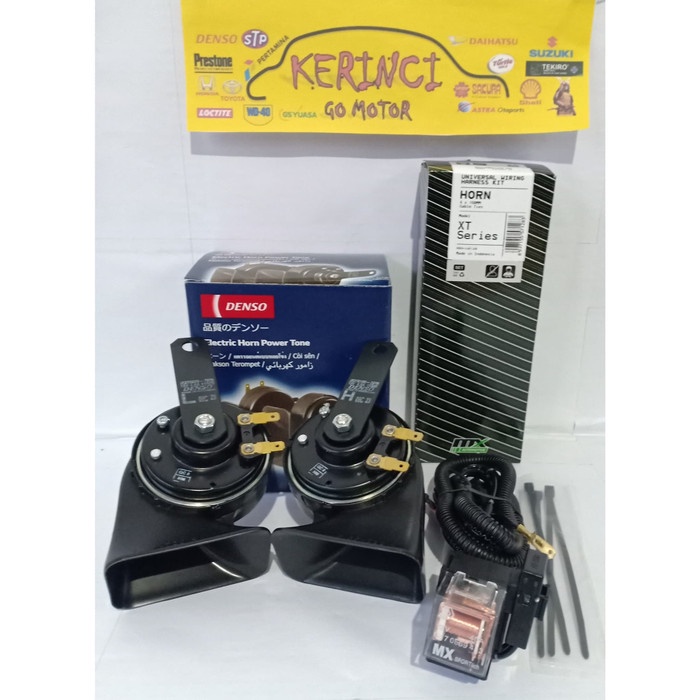 Jual PAKET KLAKSON KEONG DENSO 6930 12V SET - RELAY KLAKSON SET MX ...