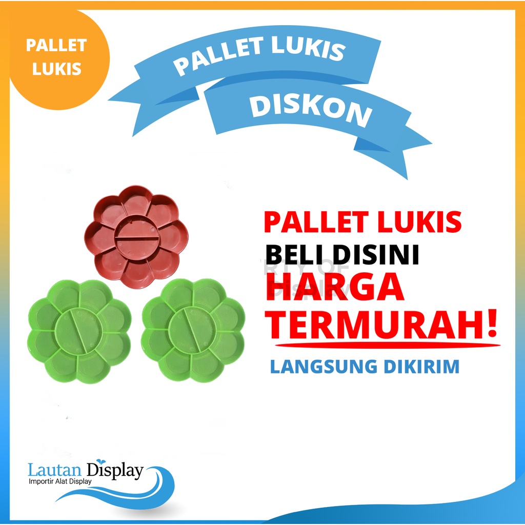 Jual Palet Lukis PalleteTempat Cat Air Palette Cat Air Kecil Pallet ...