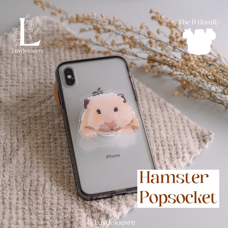 Jual HAMSTER POPSOCKET STANDEE PHONE GRIPS GRIPTOK HAMSTER MERCH ...
