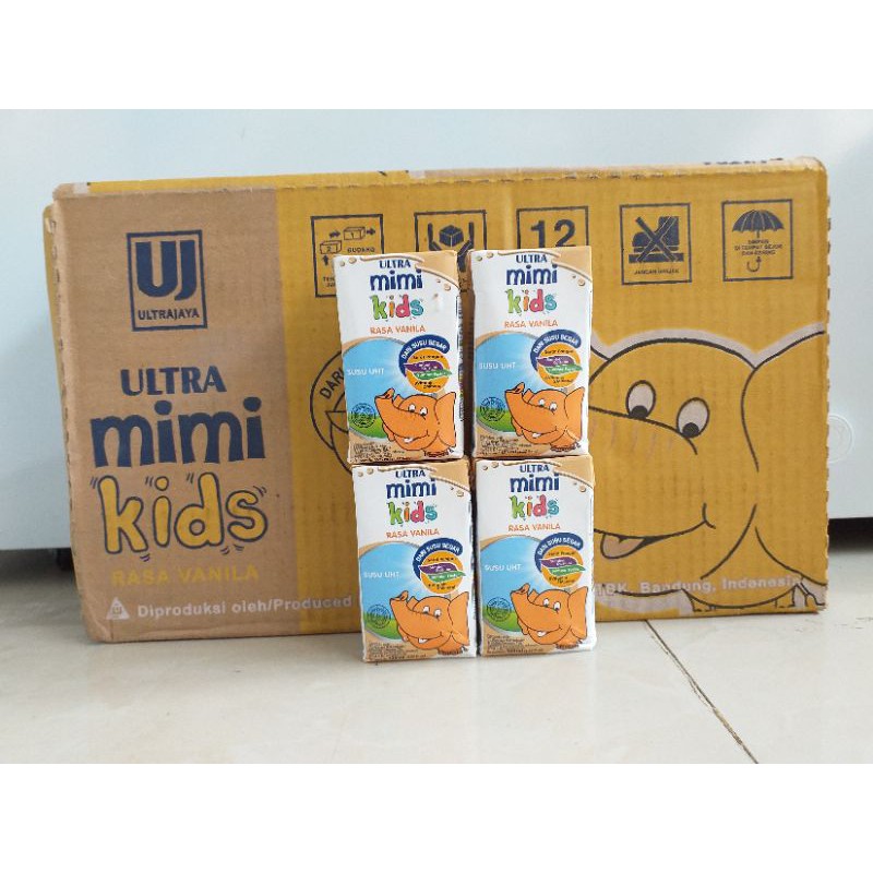 Jual Susu Ultra Mimi Vanila 125 ML 1 Dus | Shopee Indonesia