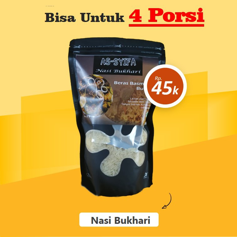 Jual LARIS Nasi BUKHARI Instan Beras Basmati Praktis Plus Bumbu Khas ...