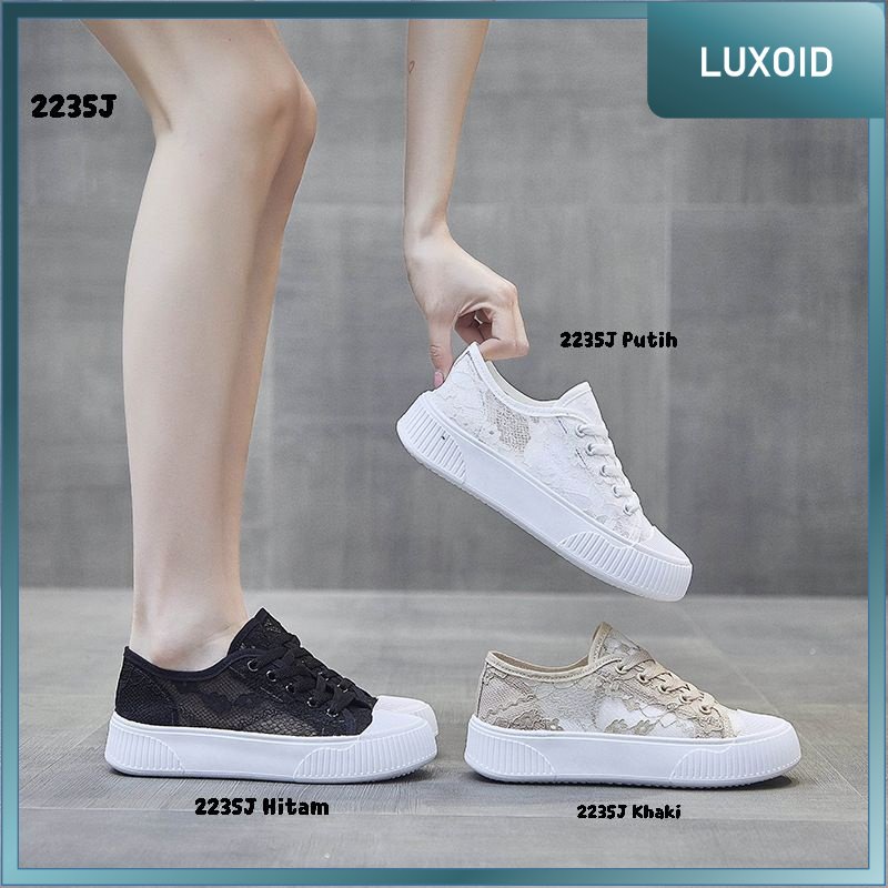 Jual LUXOID - SEPATU SNEAKERS LACE WANITA KOREA PARK SHIN HYE MODEL ...