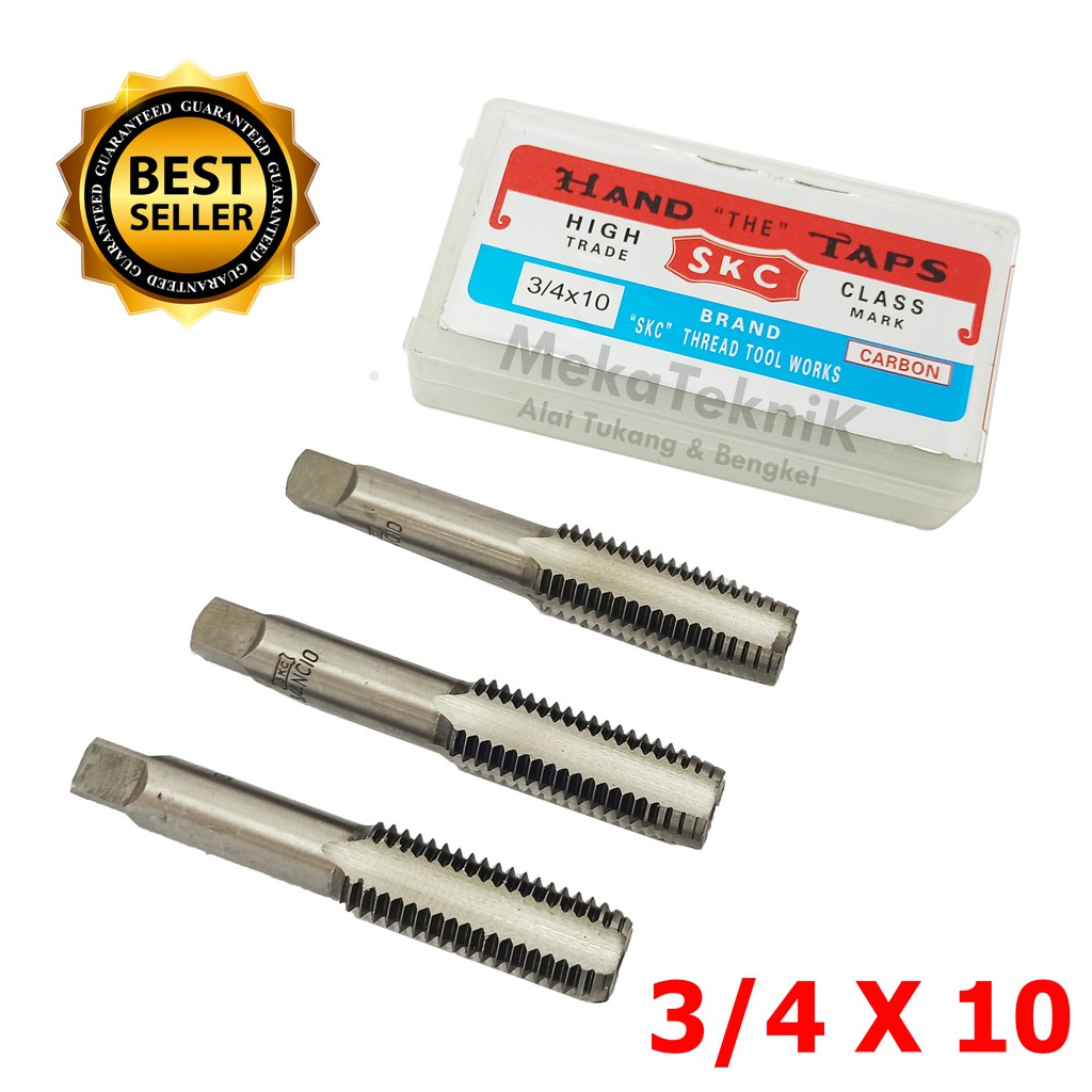 Jual HAND TAP SKC 3/4 X 10 - MATA TAP DRAT SKC 3/4 X 10 | Shopee Indonesia