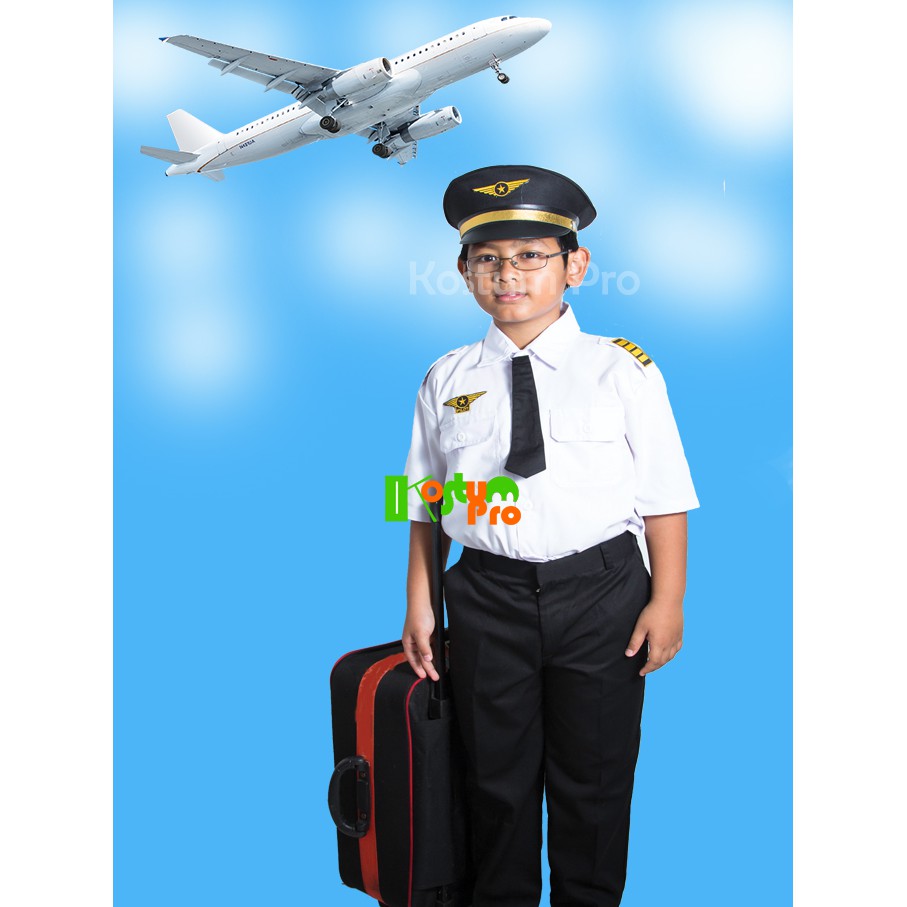 Jual KOSTUM PILOT UK 3 - 10 TAHUN / BAJU PILOT UNTUK ANAK | Shopee ...