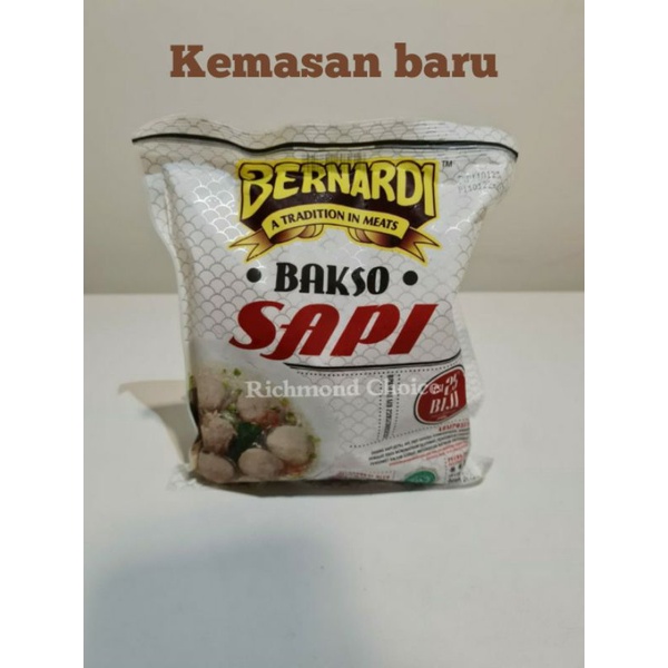Jual BERNARDI BAKSO SAPI BESAR 25 PC 340 GRAM | Shopee Indonesia