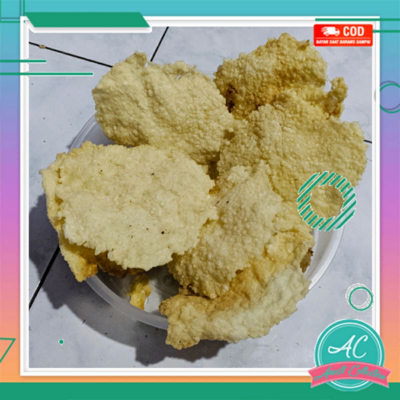 Jual TERMURAH Kerupuk nasi krupuk gendar empuk renyah gurih enak karak ...