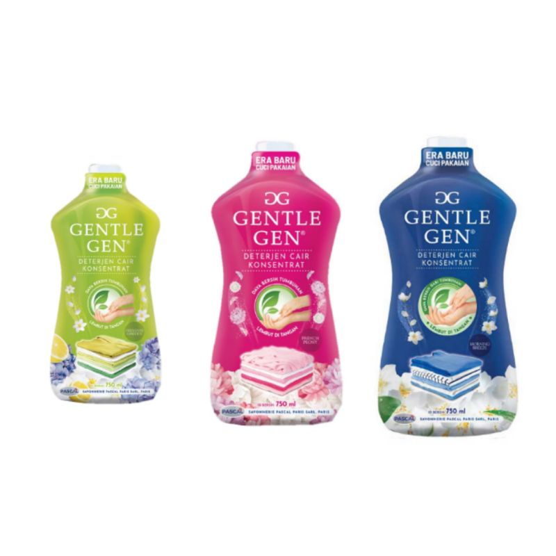 Jual Gentle Gen Detergent Cair Konsentrat 750ml | Shopee Indonesia