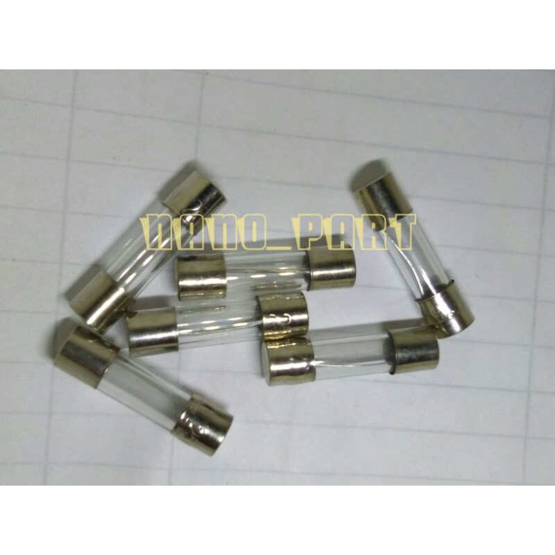 Jual fuse sekring kaca / tabung kecil ukuran 20mm | Shopee Indonesia