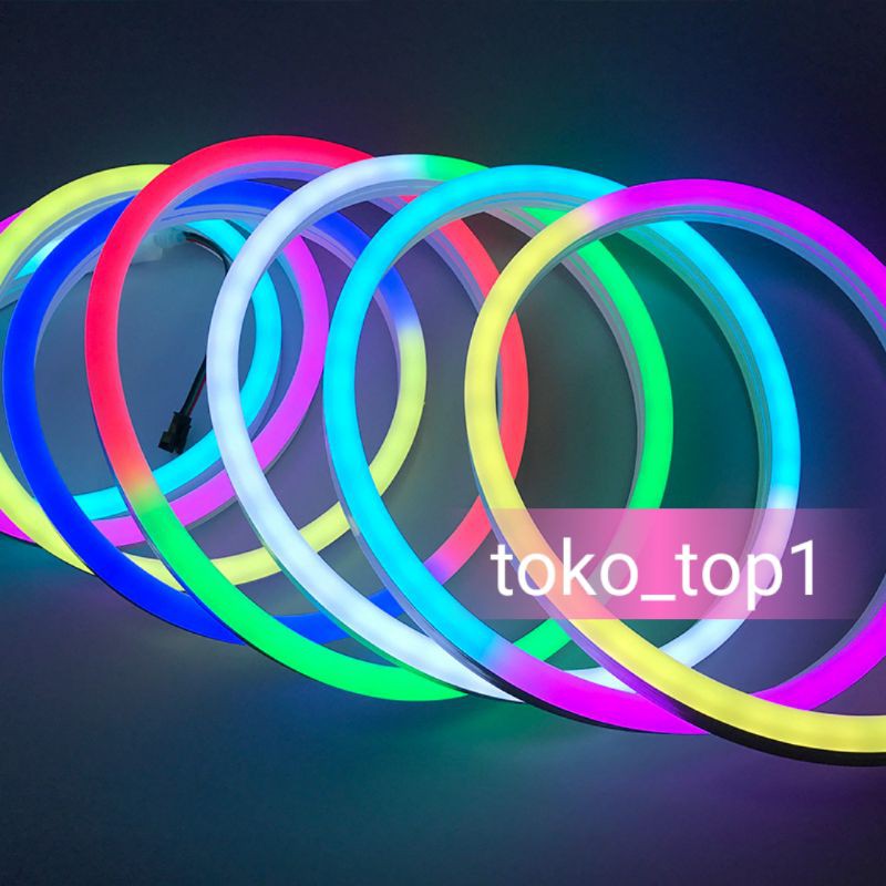 Jual Neon Flexible RGB 220v Per Meter (1M-50M) WARNA WARNI / Lampu LED ...