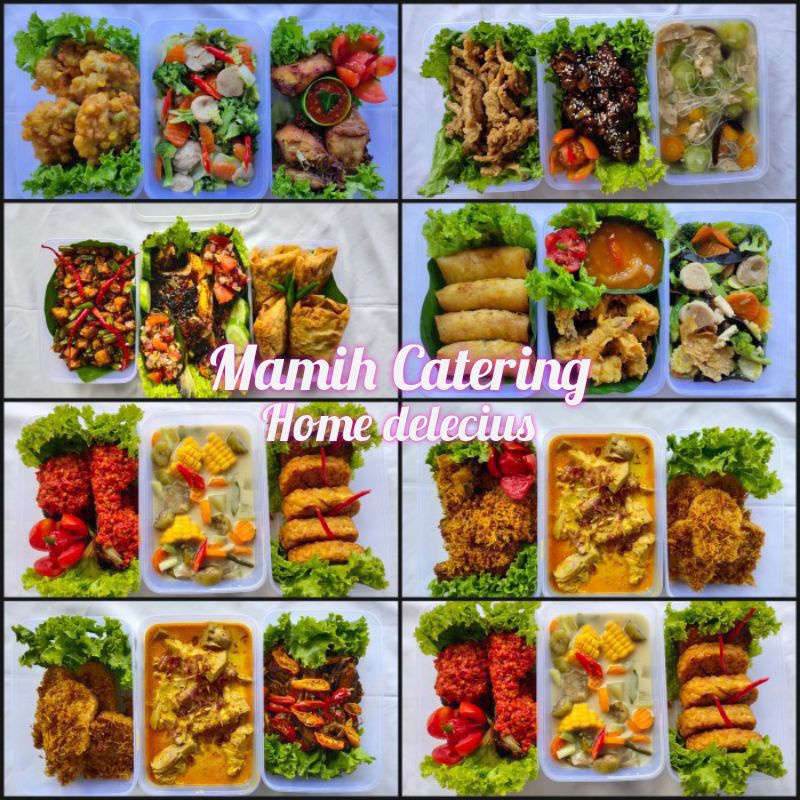 Jual CATERING HARIAN/CATERING MINGGUAN/CATERING BULANAN / CATERING 4 PACK 4 PORSI | Shopee Indonesia