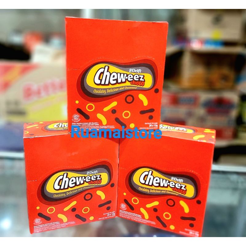 Jual (BOX) Cheweez Chewez Cokelat Box ( 20 pcs) | Shopee Indonesia