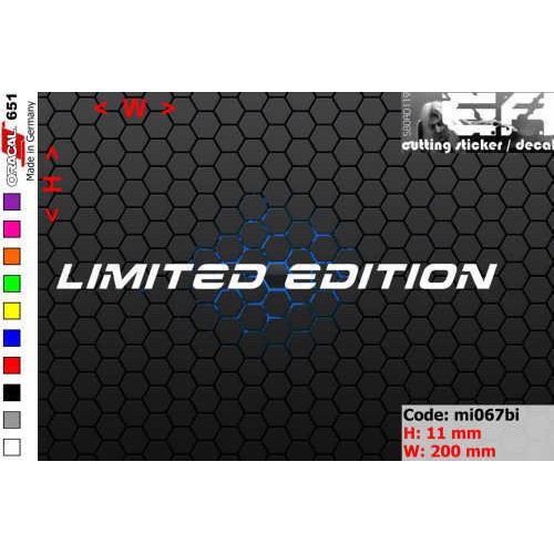 Jual ea cutting sticker / decal Code: mi067bi ( limited edition ...
