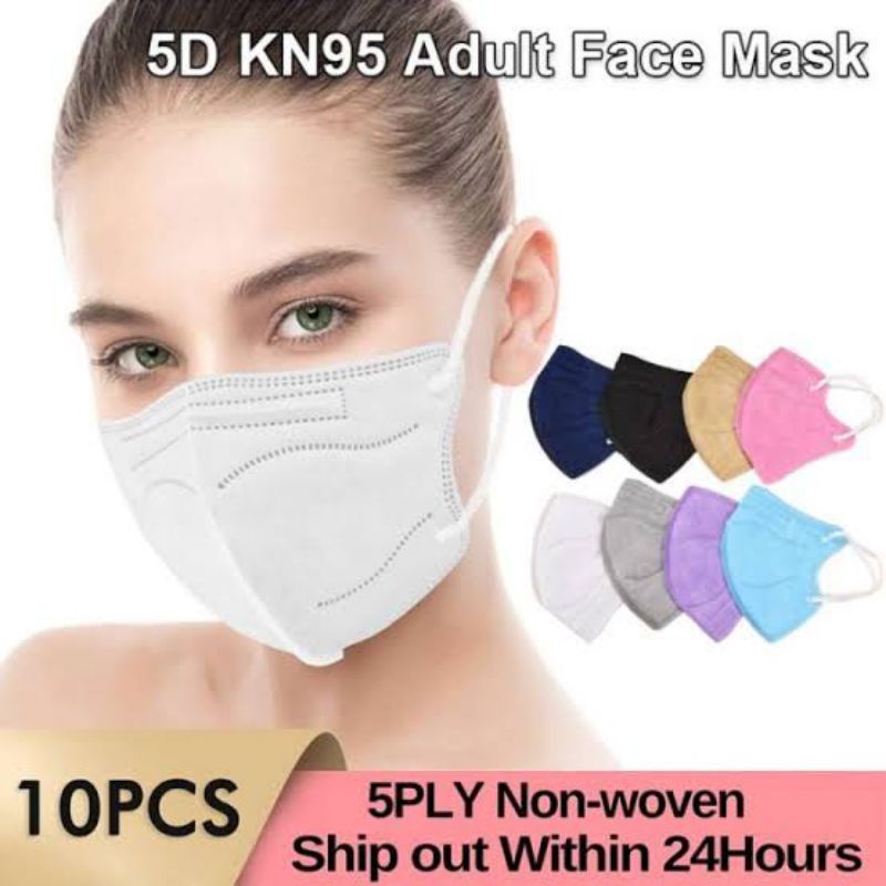 Jual MASKER KN95 PRO 5PLY ISI 10/ N95 PRO MASKER WARNA 10PCS | Shopee Indonesia