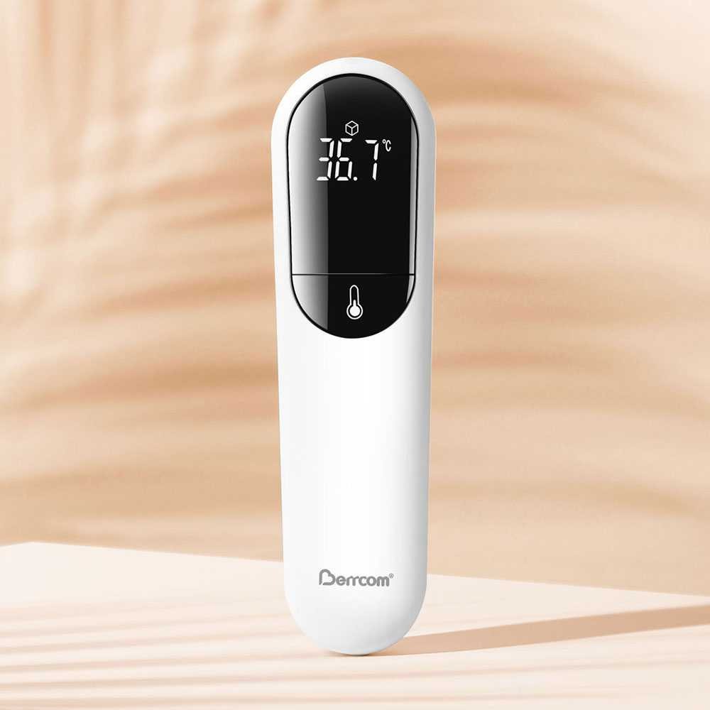 Jual Berrcom Thermometer Suhu Tubuh Infrared Non Contact | Shopee Indonesia