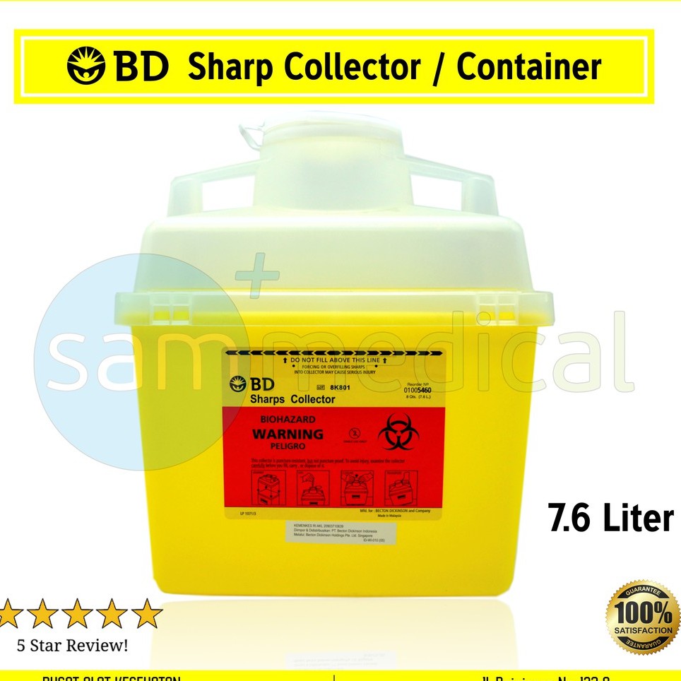 Jual BD Sharp Collector / Sharp Container / Tempat Sampah Medis ...