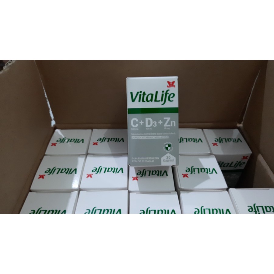 Jual Vitalife Multivitamin Vitamin C + D3 + Zinc | Shopee Indonesia