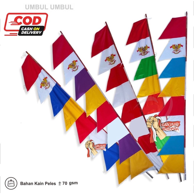 Jual UMBUL-UMBUL TIPE GERGAJI SABLON GARUDA 8 MATA | Shopee Indonesia