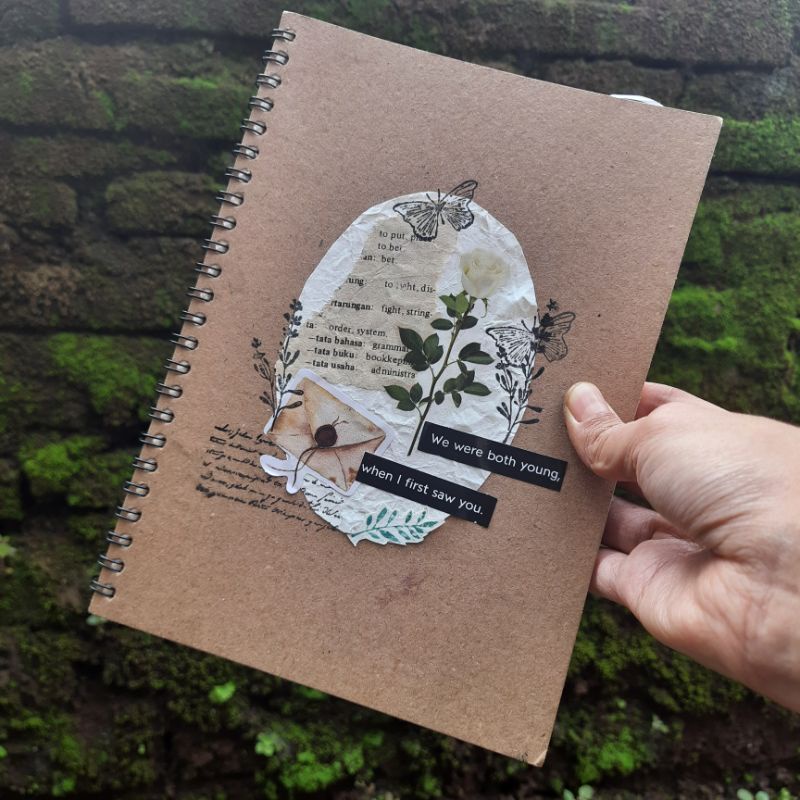 Jual TRAVELER NOTEBOOK / NOTEBOOK VINTAGE AESTHETIC / JOURNAL BOOK/BUKU ...