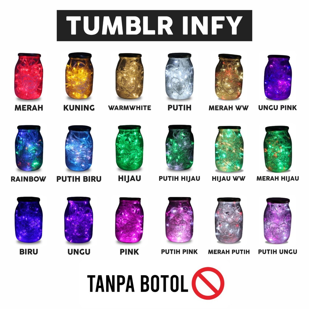 Jual Lampu Tumblr Xeron 10M Packing Box Lampu Hari Raya Lebaran Lampu ...