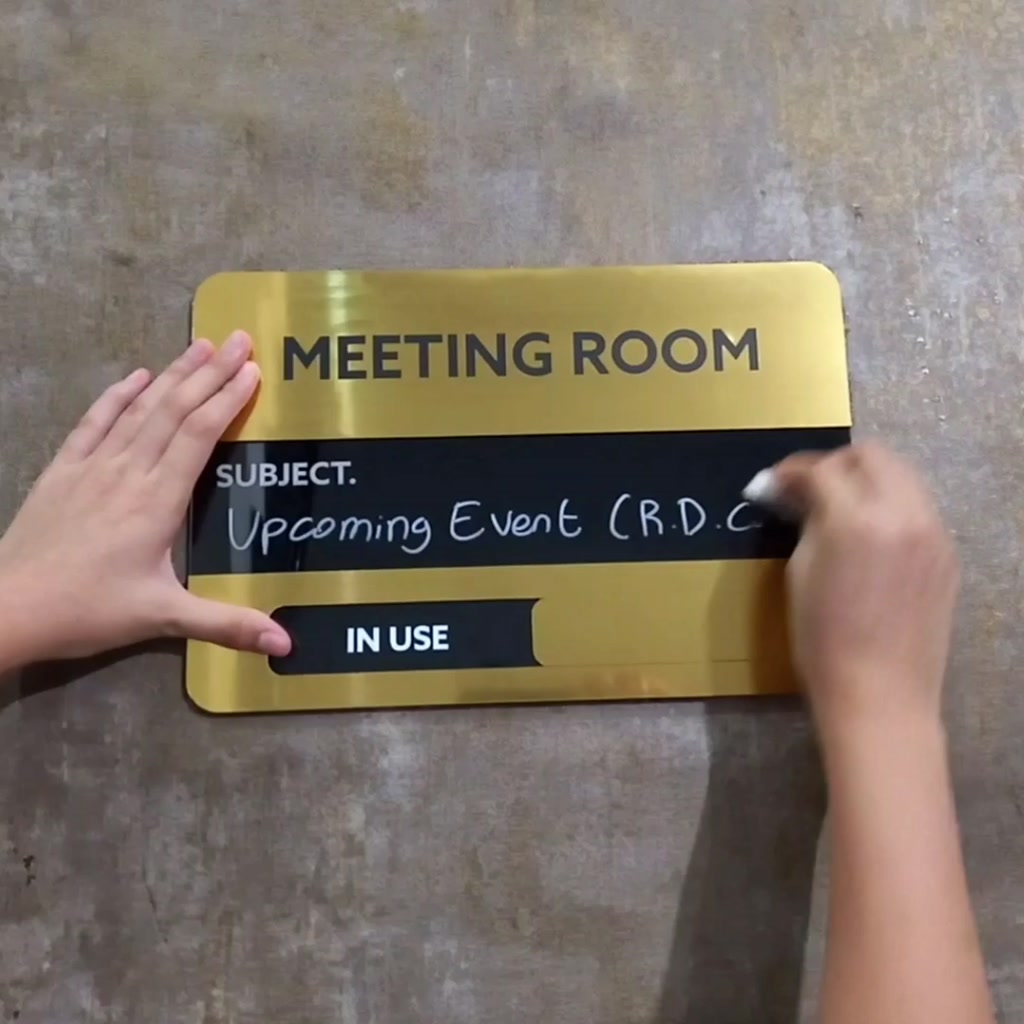 Jual Premium Office Sign Meeting Room - Papan Ruang Meeting Perkantoran ...
