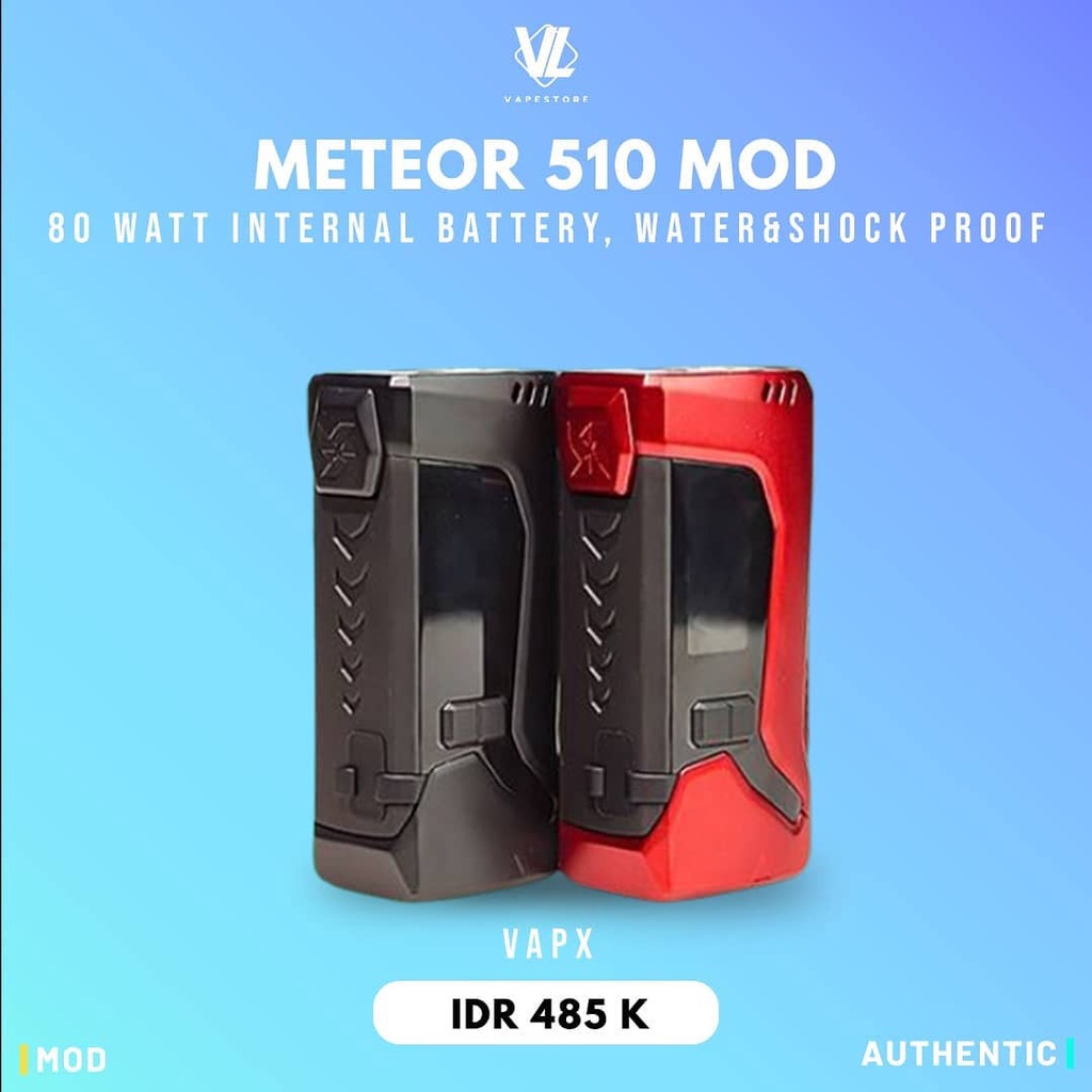 Jual Vapx Meteor 80watt 510 Mod By Vapx 100% Authentic - DR | Shopee ...