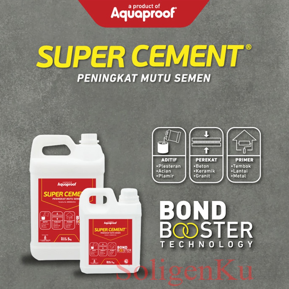 Jual SUPER CEMENT SUPERCEMENT - 1 Kg Dan 5 Kg Aquaproof Super Cement KG ...