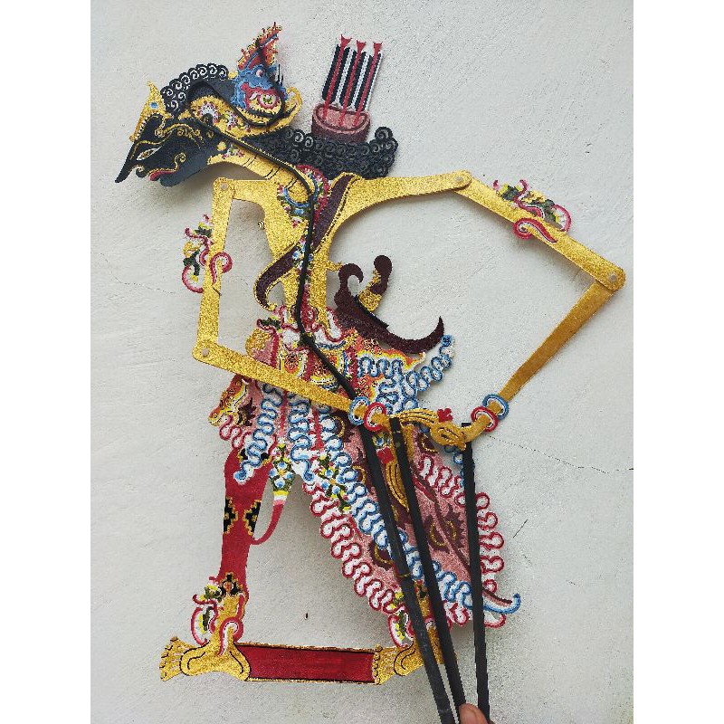 Jual Wayang Kulit Sapi Asli Abimanyu Rampek Ukuran 60cm Standar Dalang ...