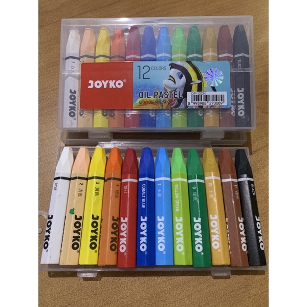 Jual Crayon Joyko 12 Warna | Crayons Joyko 12CH | Shopee Indonesia