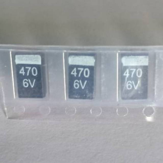 Jual Tantalum 470 Pengganti IC NEC TOKIN - SPAREPART YLOD Harga 3 Pcs ...