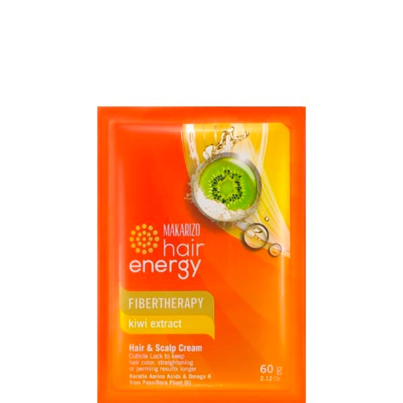 Jual Makarizo Hair Energy Fibertherapy Hair & Scalp Creambath Kiwi 60 ...