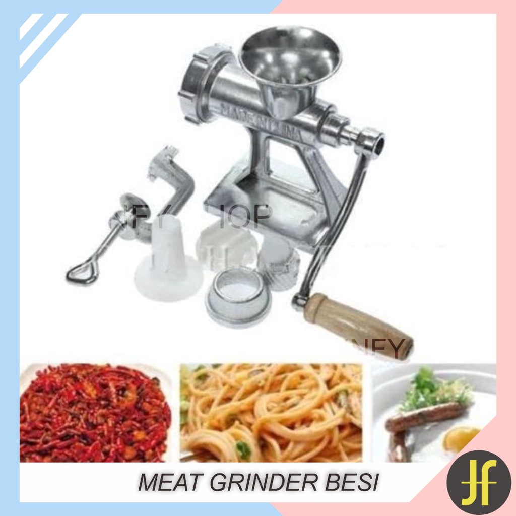 Jual J033 Meat Grinder besi / Penggiling Alat Gilingan Daging Serbaguna ...