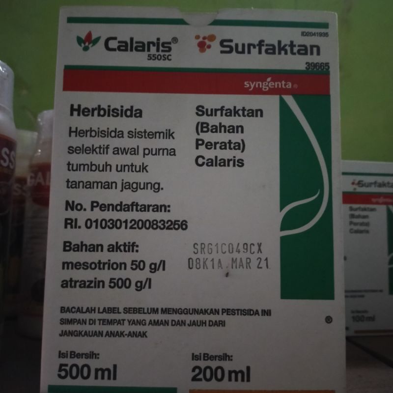Jual Herbisida Purna tumbuh Calaris 550sc 500ml + 250 ml | Shopee Indonesia
