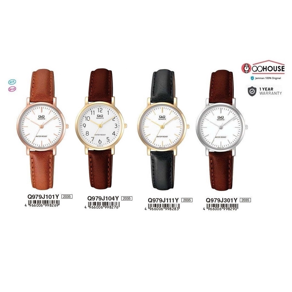 Jual Q&Q QQ QNQ Q979 Q979J101Y / 104Y / 111Y / 301Y SERIES ANALOG ORIGINAL WATCH JAM TANGAN ...