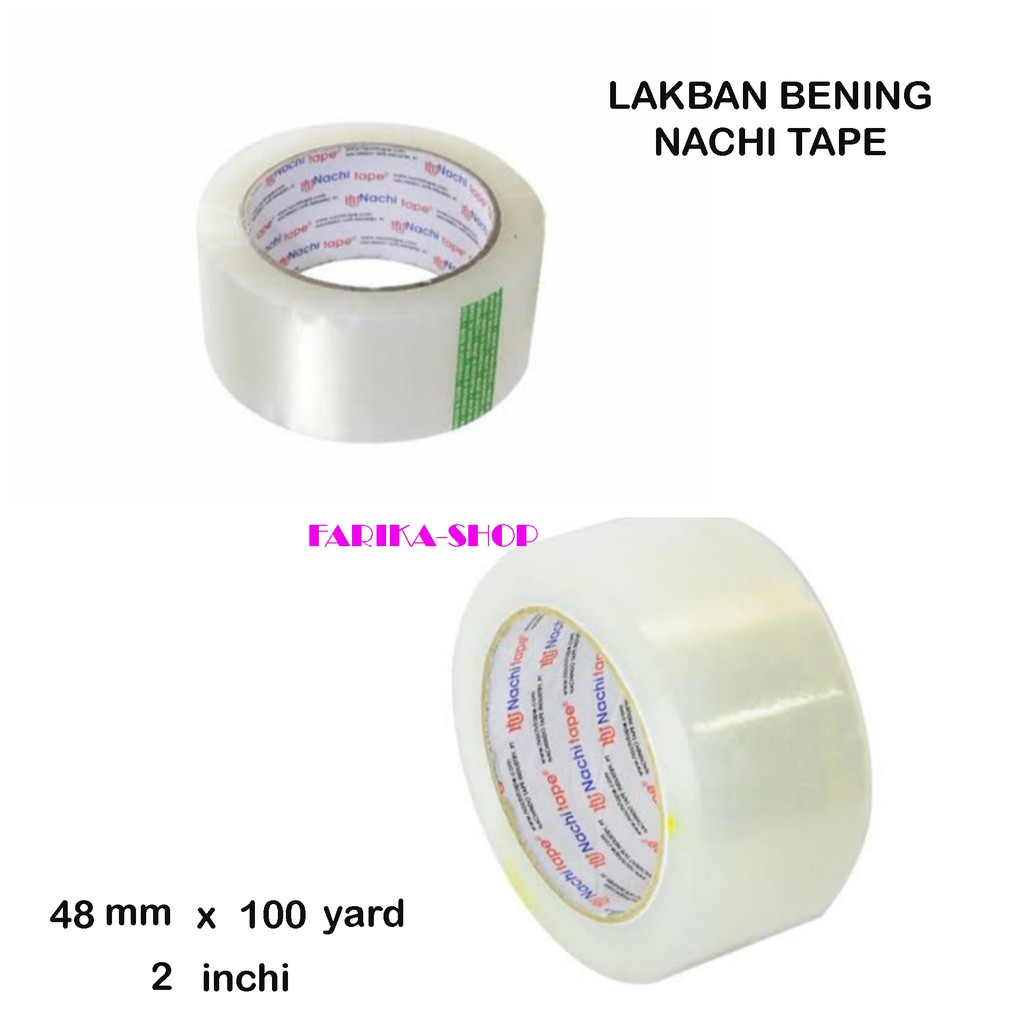 Jual Lakban Bening 48 mm (2 inch) / Isolasi Selotip Lakban Bening 2 inch / Isolasi ATK Warna ...