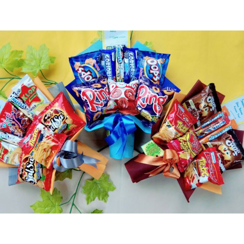 Jual Buket Ciki, Hadiah Coklat, Snack Parcel, Gadiah Ulang Tahun, Buket ...