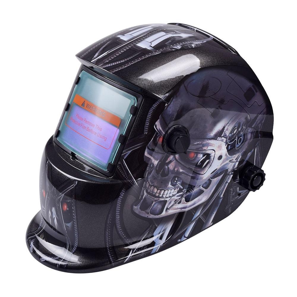 Jual Helm Las Otomatis Auto Darkening Welding Helmet Motif Terminator ...