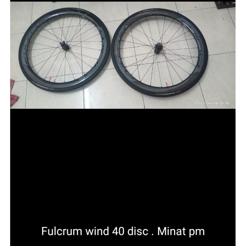 Jual wheelset fulcrum wind 40 disc tanpa ban | Shopee Indonesia
