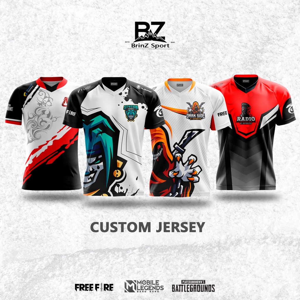 Jual BAJU KAOS JERSEY GUILD GAMING FREE FIRE BISA CUSTOM BEBAS DESAIN ...