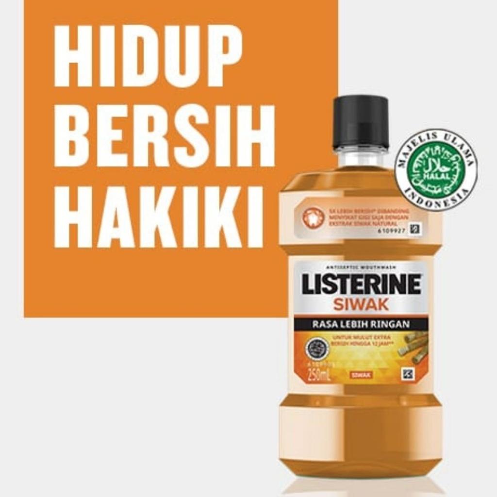 Jual LISTERINE SIWAK 250ML & 100ML | Shopee Indonesia