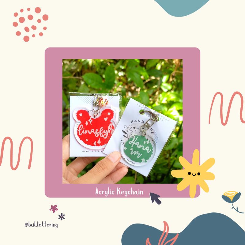 Jual Acrylic Keychain - Ganci Akrilik Lucu Souvenir Berbagai Acara ...