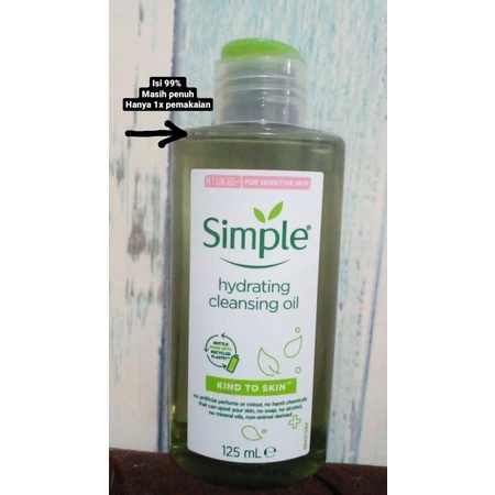 Jual Simple Hydrating Cleansing Oil (Isi 99%) | Shopee Indonesia