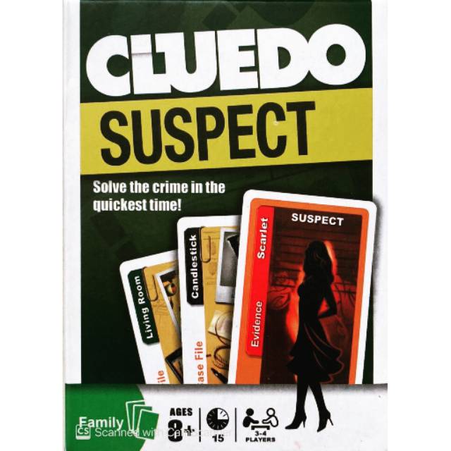 Jual ELGIO - Cluedo Suspect Card Game Mainan Kartu 01186 | Shopee Indonesia