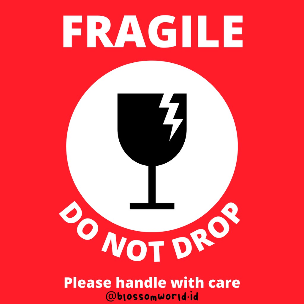 Jual Sticker Fragile Set Isi 40 pcs / Stiker Pecah Belah / Sticker ...