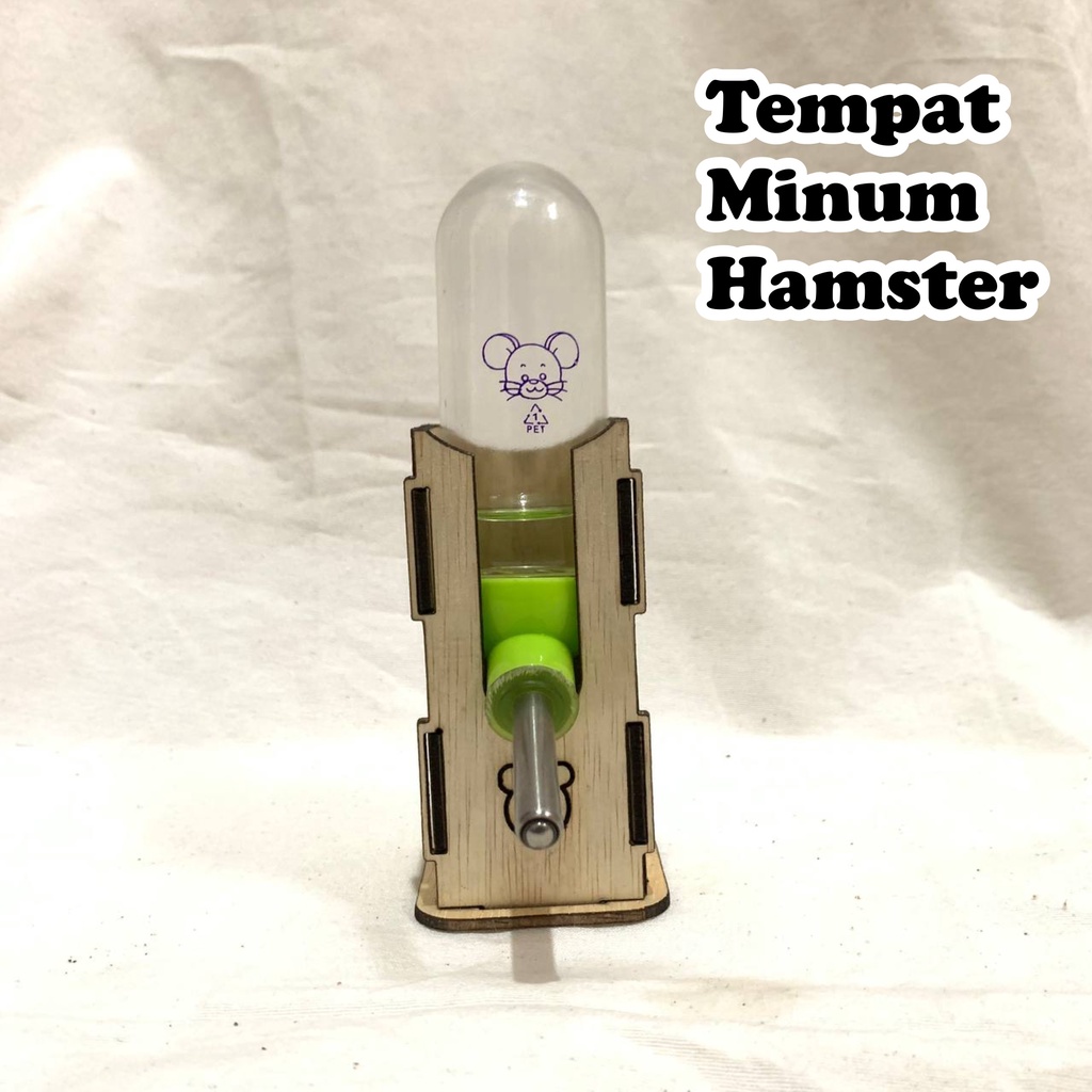 Jual Tatakan Botol Minum Hamster Landak Mini Tempat Minum Hamster Dwarf ...