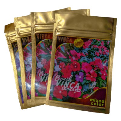 Jual benih bunga vinca red multiflora | Shopee Indonesia