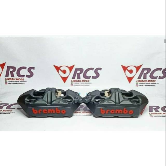 Jual Kaliper Brembo M4 Pitch 100mm BLACK EDITION | Shopee Indonesia