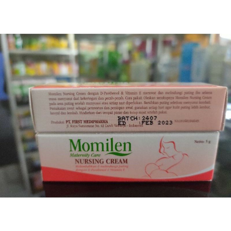Jual MOMILEN NURSING CREAM 5 GR | Shopee Indonesia