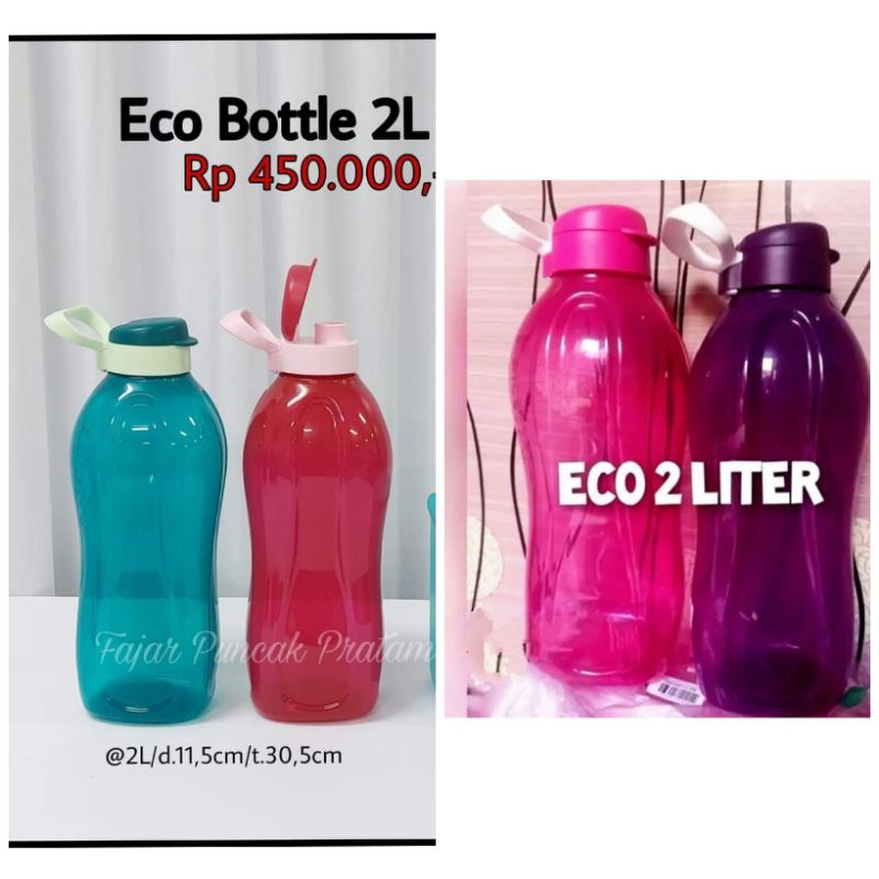 Jual Eco bottle botol minum 2 liter Tupperware | Shopee Indonesia