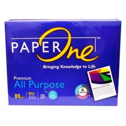 Jual PAPERONE Q4 KUARTO LETTER 80 gr Kertas HVS Print Fotokopi | Shopee ...
