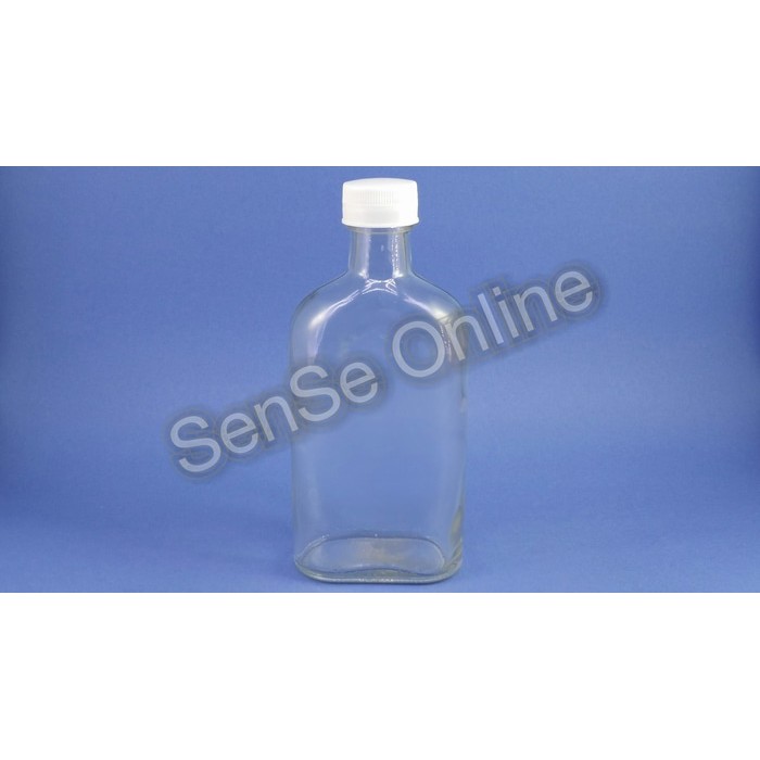 Jual Botol Kaca Bening Gepeng 250 ml Laboratorium | Shopee Indonesia